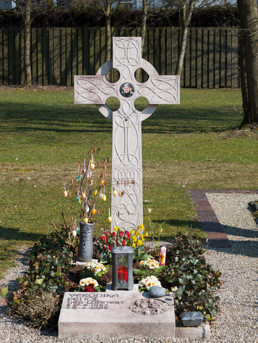 Keltisches Kreuz Steinmetz Mosandl | Stein und Grafik